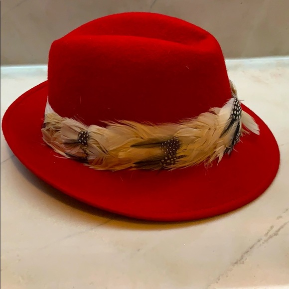 Jean Sutton | Accessories | Vintage Red Hat | Poshmark